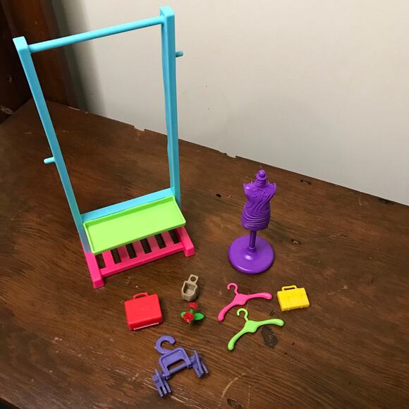 Barbie | Toys | Barbie Accessories Lot Dress Mannequin Hangers Clothes ...